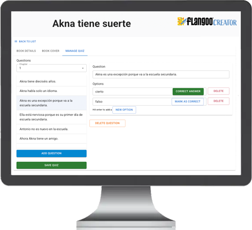 Digital Spanish, French, and German Readers | Flangoo