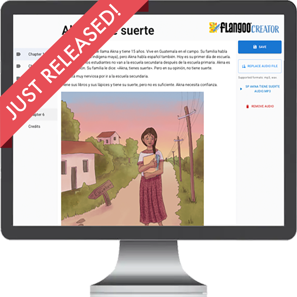 Digital Spanish, French, and German Readers | Flangoo